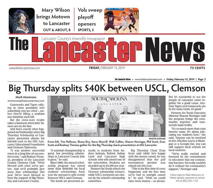Big Thursday of Lancaster - Lancaster County Partners For Youth